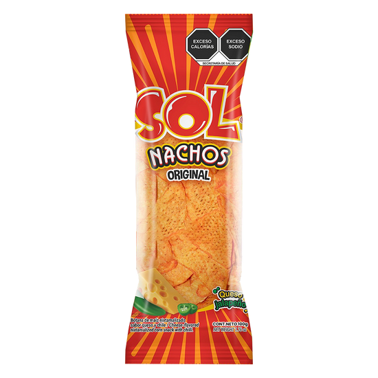 SOL NACHO ORIGINAL 1/100gr (Caja:40pzs) – Dulcerías Balu