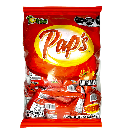 TOTIS PAP'S ADOBADA 1/20pz (Caja: 5dsp) – Dulcerías Balu