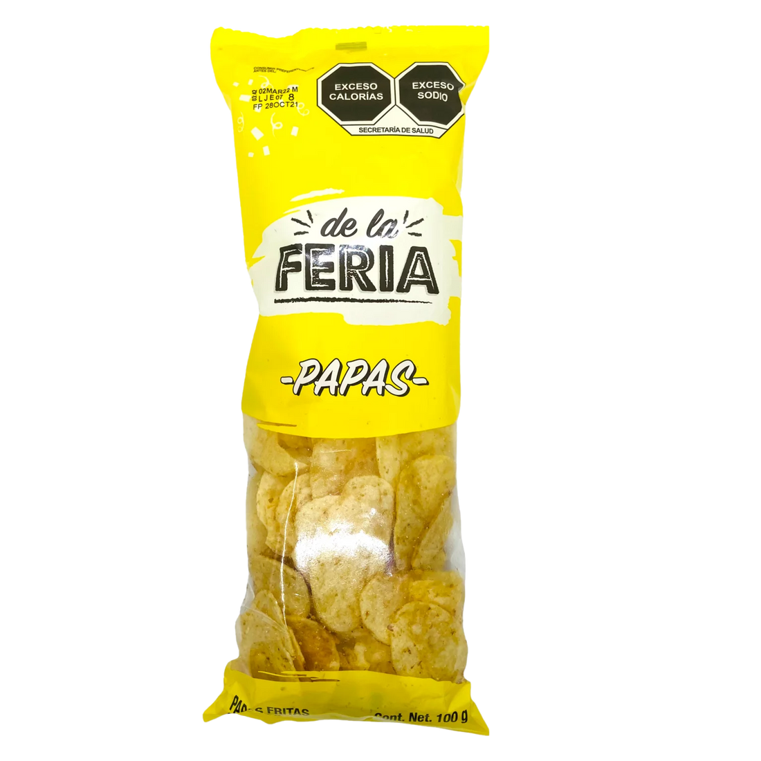 BARCEL DE LA FERIA PAPA SAL 1/100gr (Caja:25pzs) – Dulcerías Balu